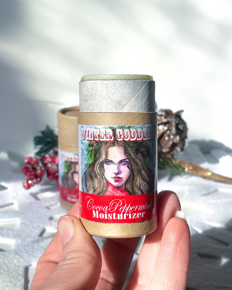 Winter Goddess Cocoa Peppermint Moisturizing Stick – Nature Goddess Co